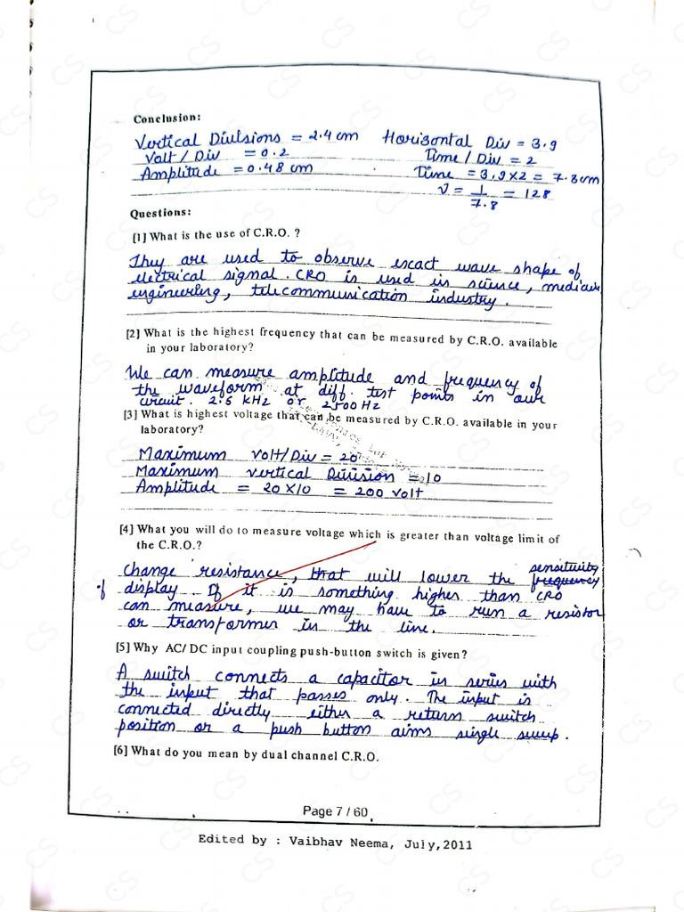 Basic Electronics Practical | PDF