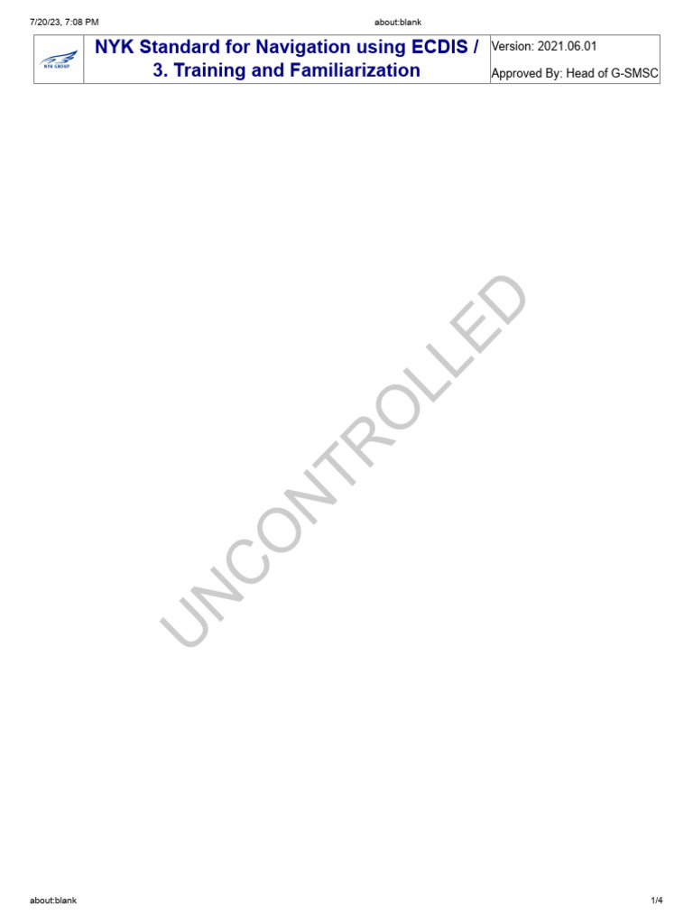 Ecdis 3 | PDF | Computing | Navigation