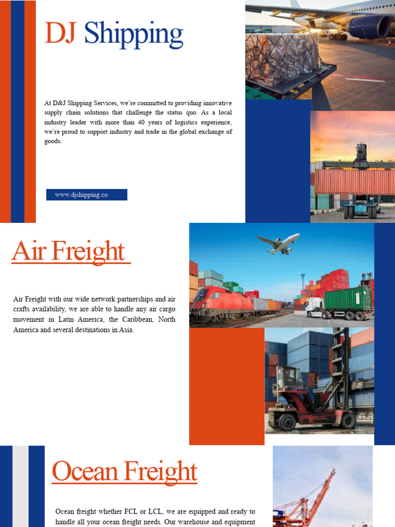 A Comprehensive Overview of DJ Shipping's Services | PDF | Cargo ...