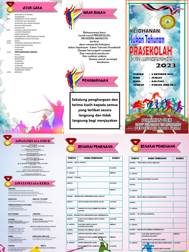 Buku Program Sukan Prasekolah | PDF