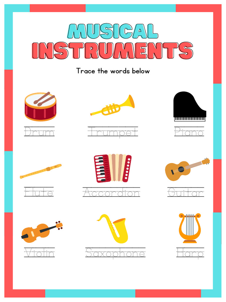 Musical Instruments Crossword Puzzle | PDF