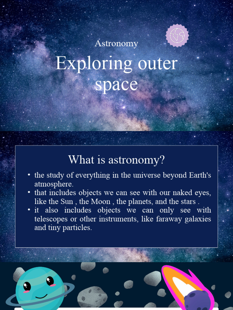 Scale Properties in The Solar System Science Presentation in Midnight ...