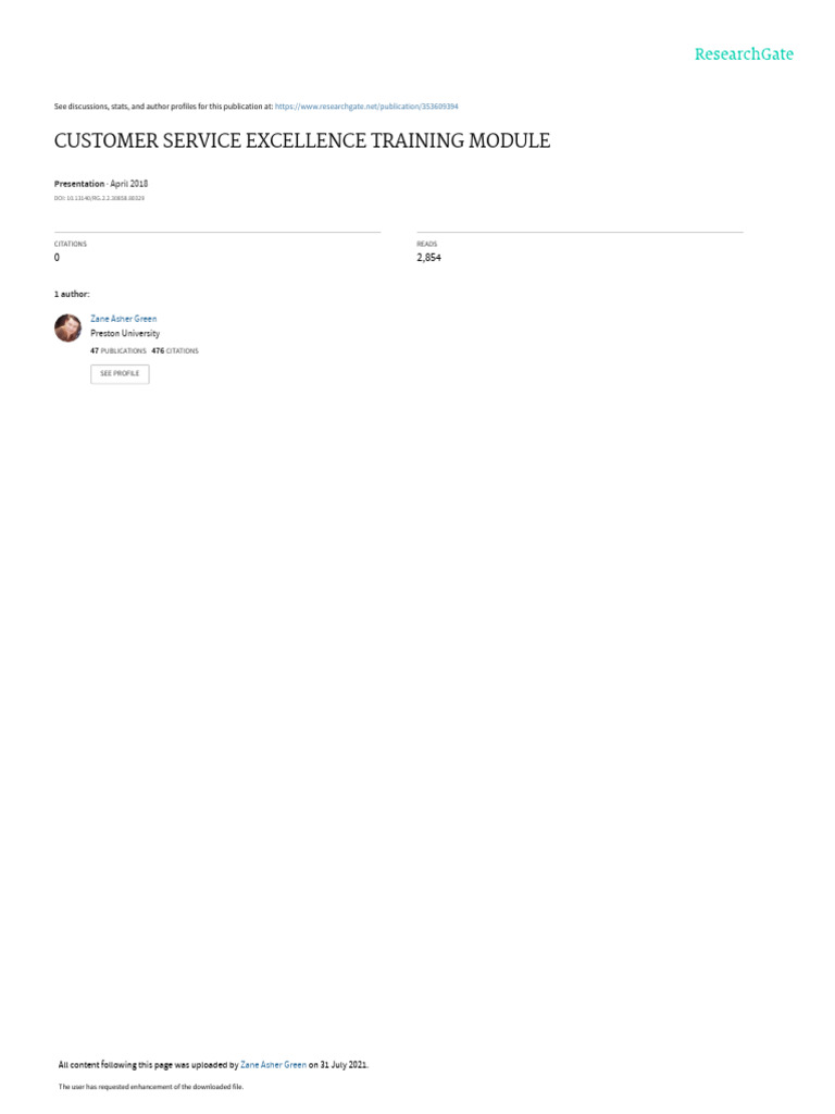 Customerserviceexcellence | PDF