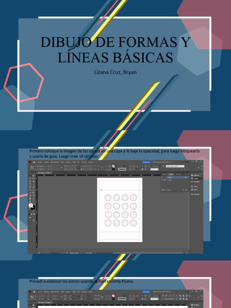 Dibujo de Formas y Líneas Básicas | PDF