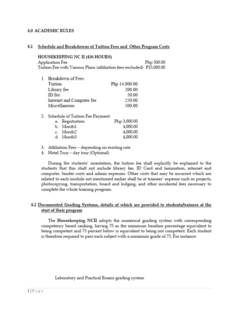 Housekeeping NCII Program Guide | PDF | Career & Growth | Business