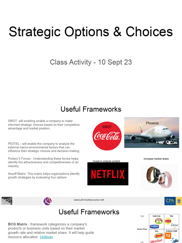 SCS Nov 23_Class Activity _10 Sept 23 | PDF | Strategic Management ...