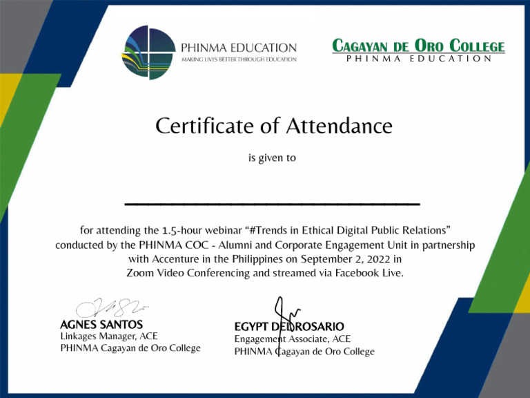 Ecertificate For Students Accenture Sep 2022 Webinar Pptx Pdf