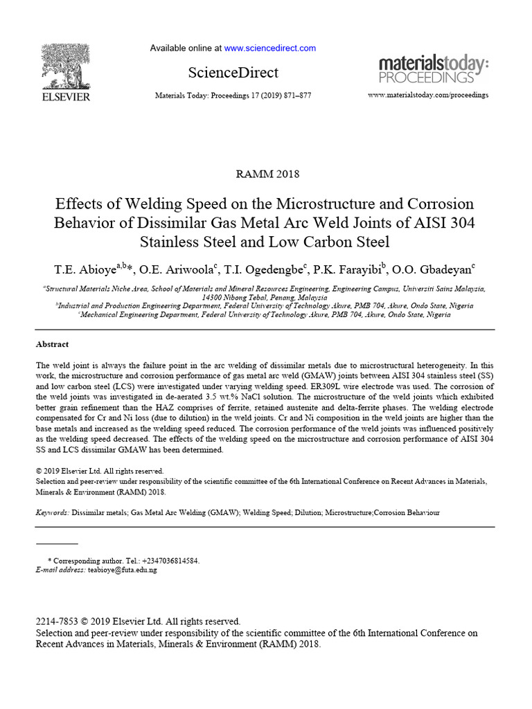 52 - Effects of Welding Speed On The Microstructure and ...