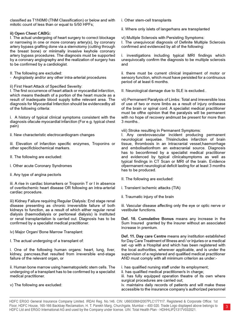 Total Health Plan 4 | PDF | Myocardial Infarction | Coronary Artery ...