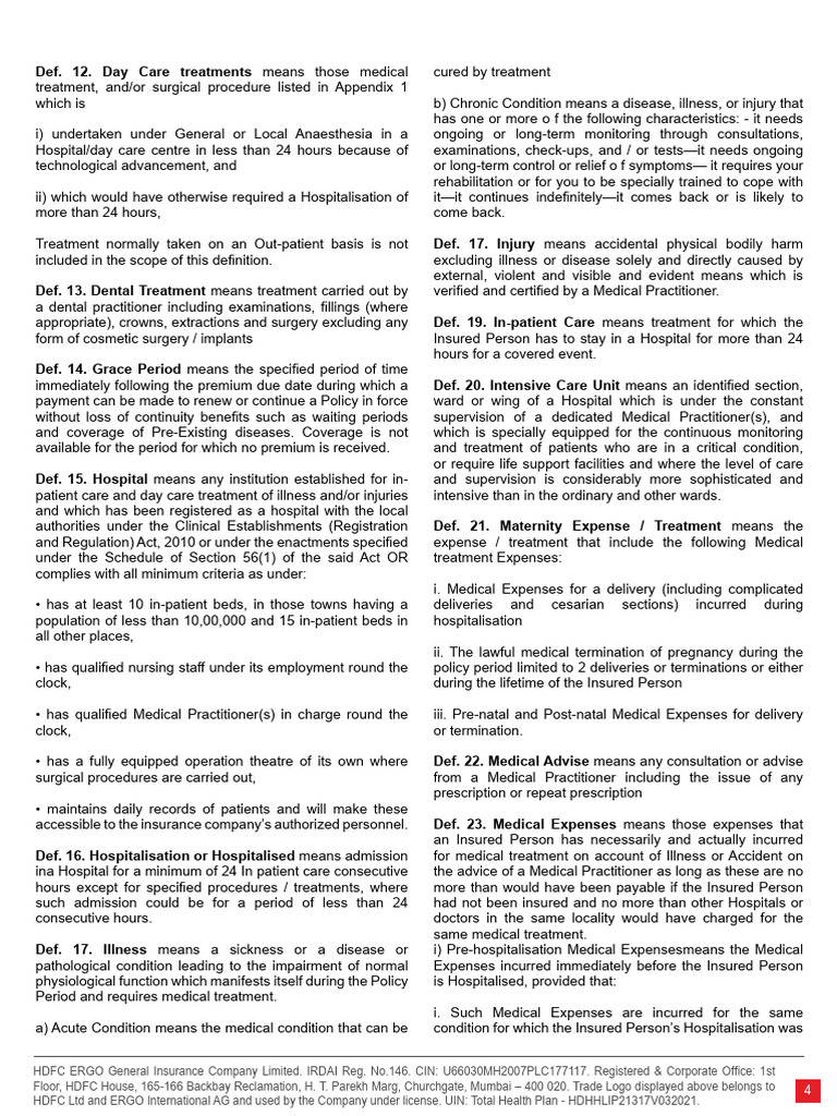 Total Health Plan 5 | PDF | Hospital | Physical Examination