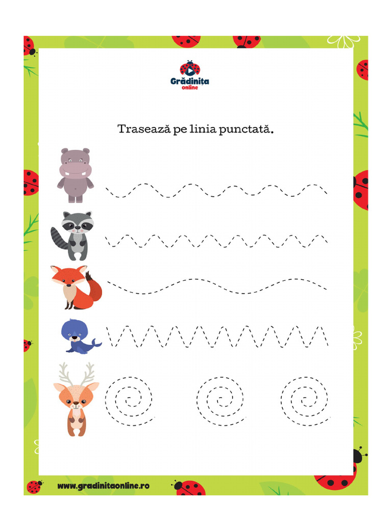 Fise Animale Si Cifre | PDF