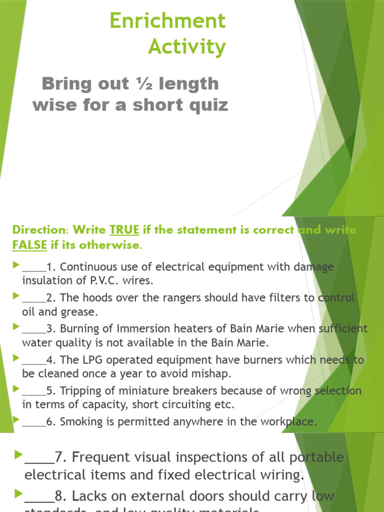 Enrichment Activity Tle | PDF