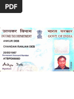 Pancard Back Side | PDF