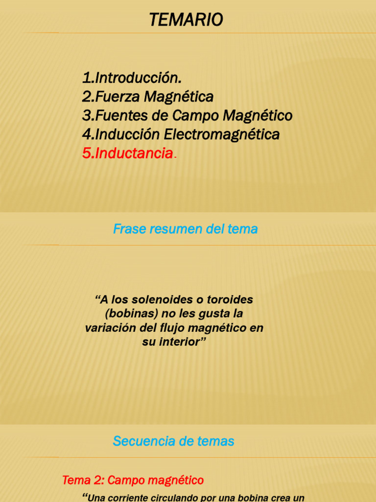 Tema 4 Inductancia | PDF