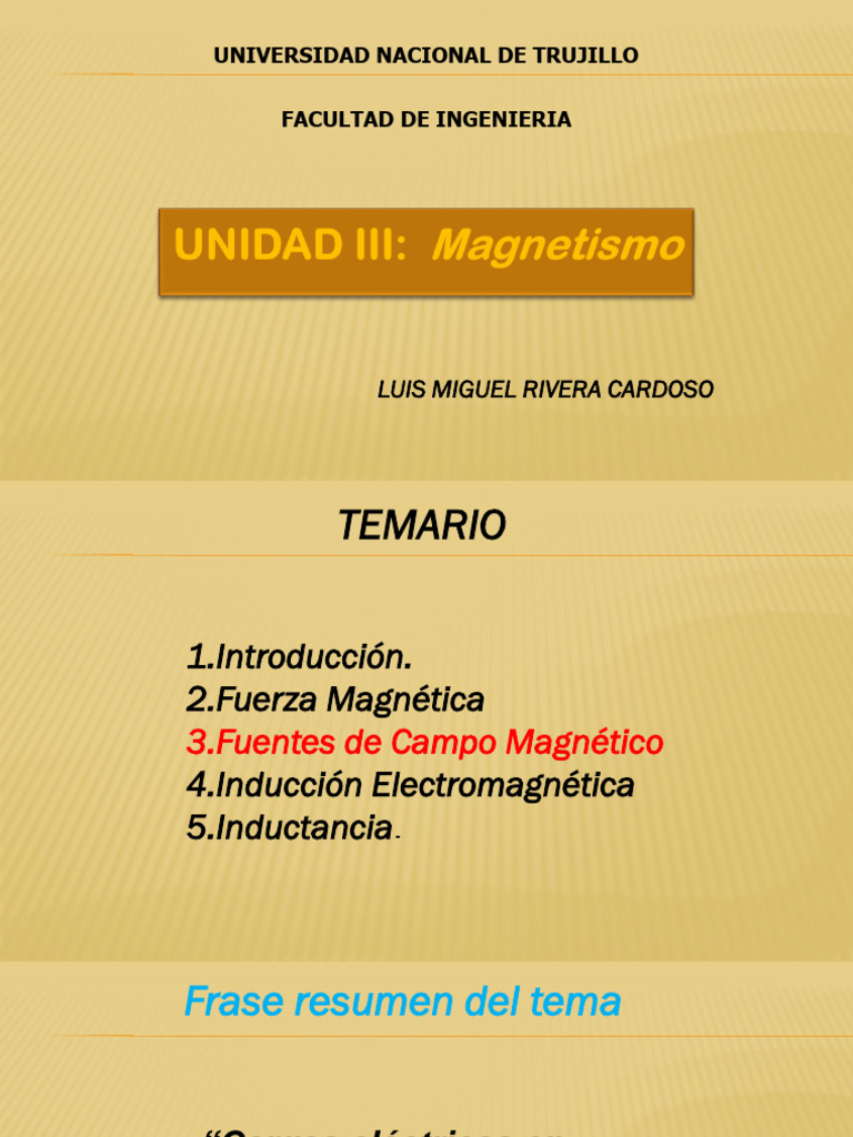 Tema 2 Campo Magnetico | PDF | Campo magnético | Corriente eléctrica