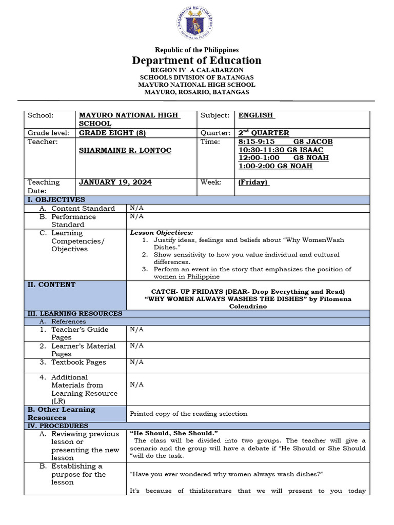 Dll-Catch Up-Jan.19 | PDF