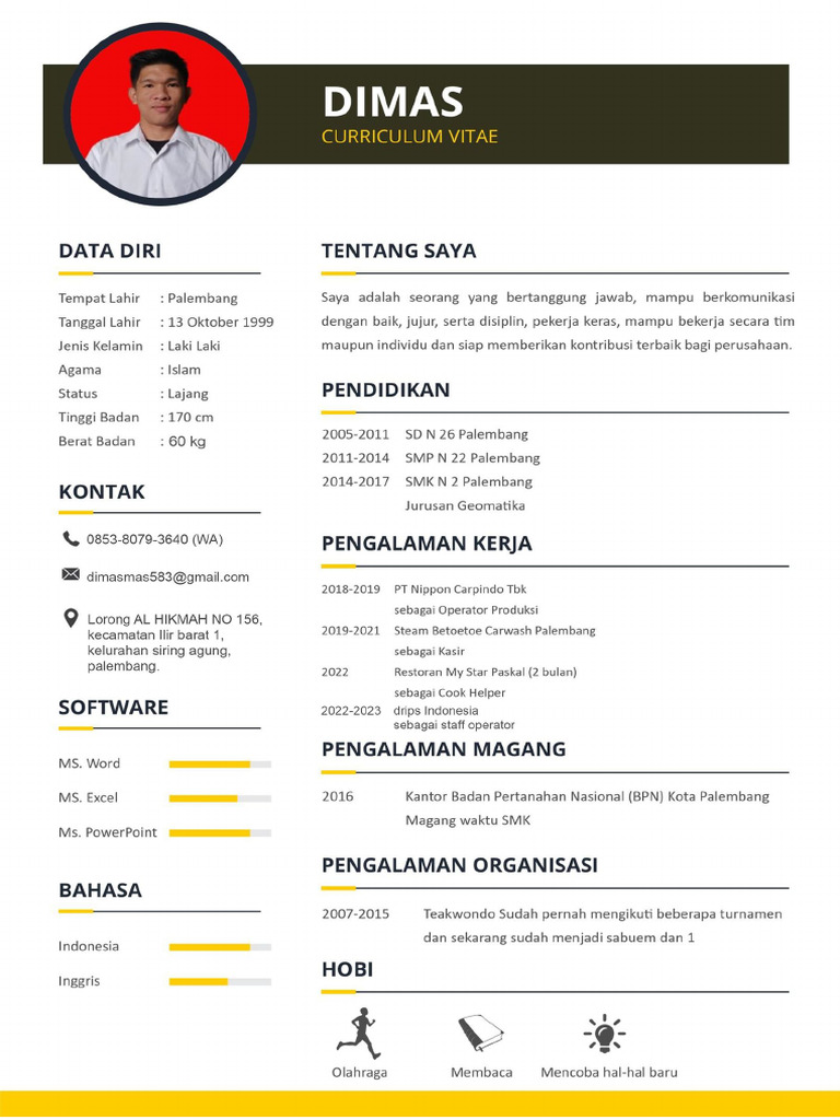 CV Dimas FINAL | PDF