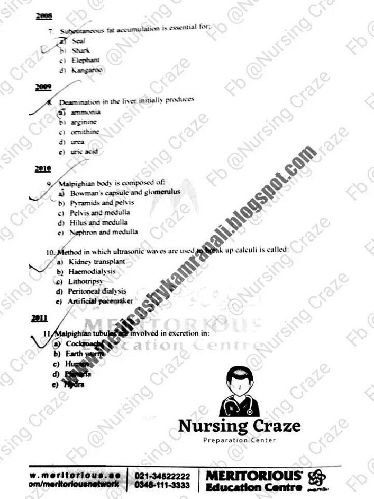 Nursing Mcqs Paper | PDF