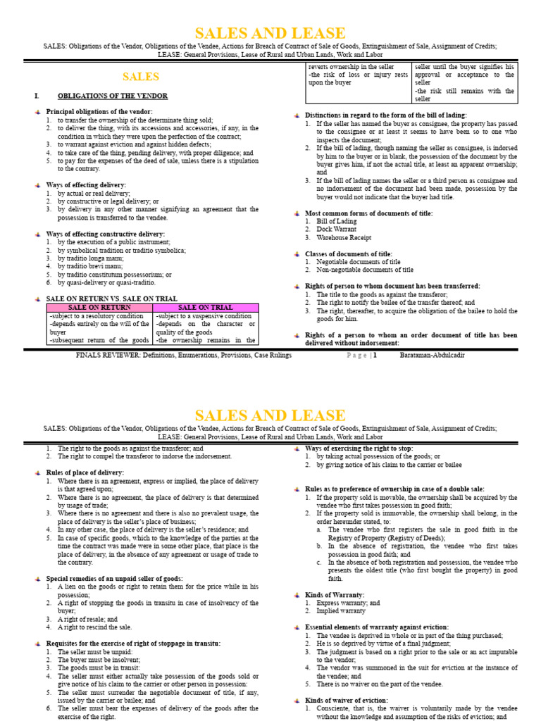 Finals Reviewer | PDF