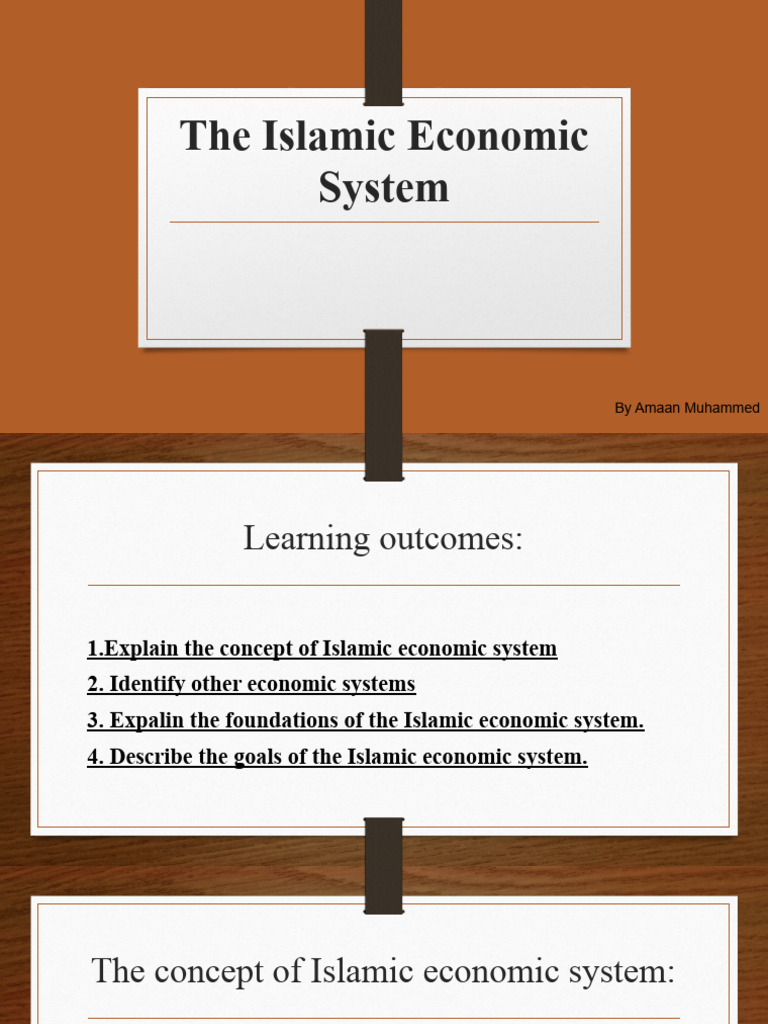 Islamic Economic System | PDF