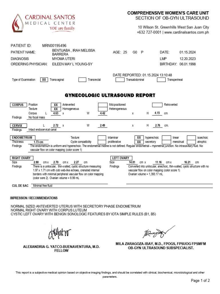 Transvaginal Ultrasound | PDF | Anatomy | Medicine