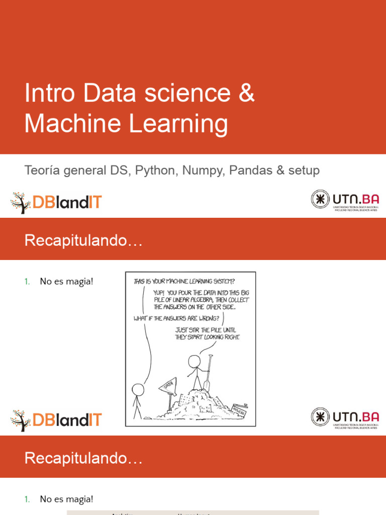 Clase 6 - Teoria General DS, Python - Setup | PDF | Algoritmos | Lenguaje de programación