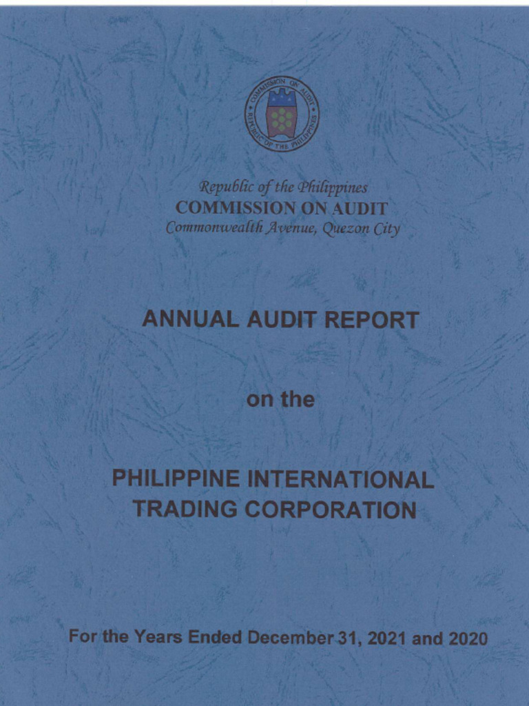 2021 COA Annual Audit Report - Comp | PDF