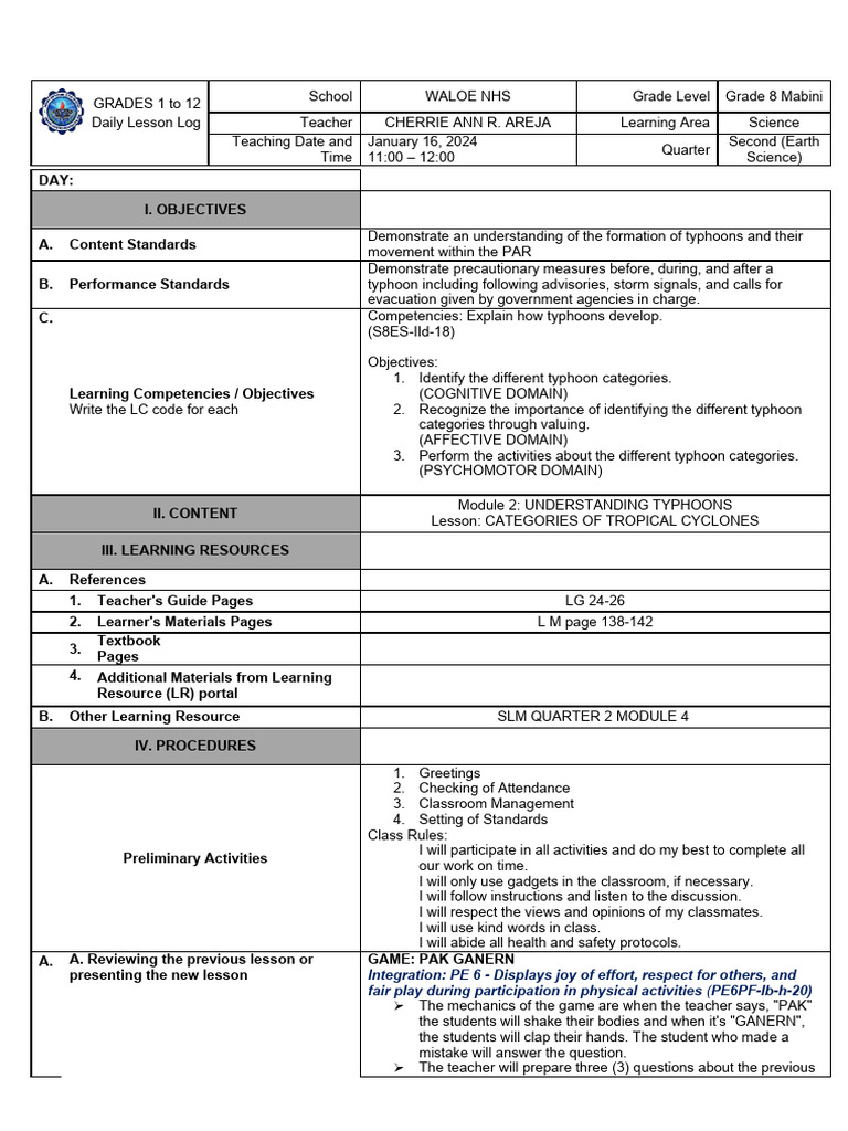 CO - Categories of Tropical Cyclone | PDF | Tropical Cyclones | Meteorology