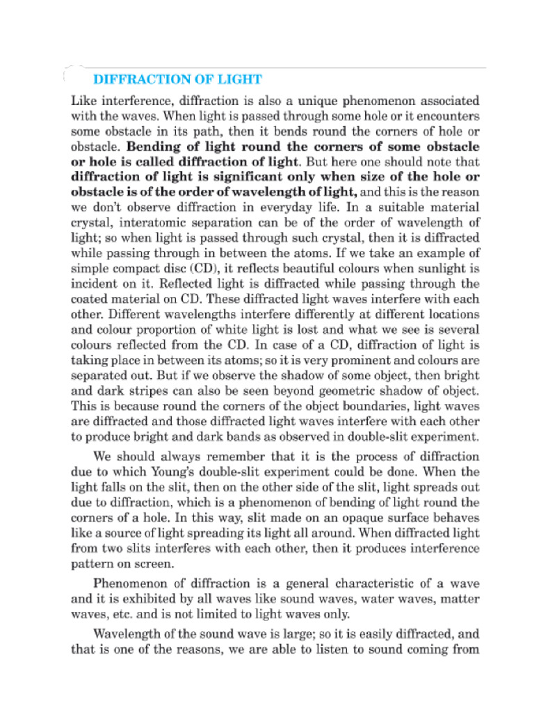 Waves Diffraction | PDF