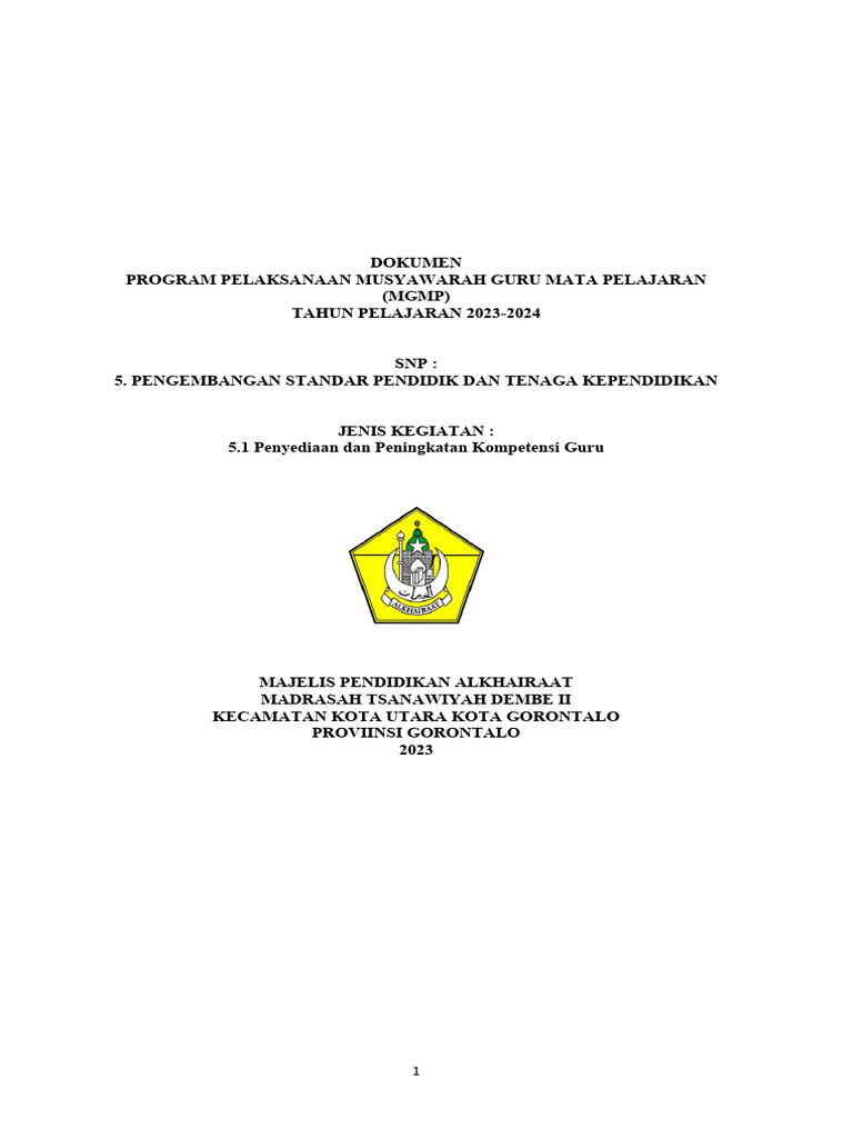 Program MGMP 2023 Print | PDF