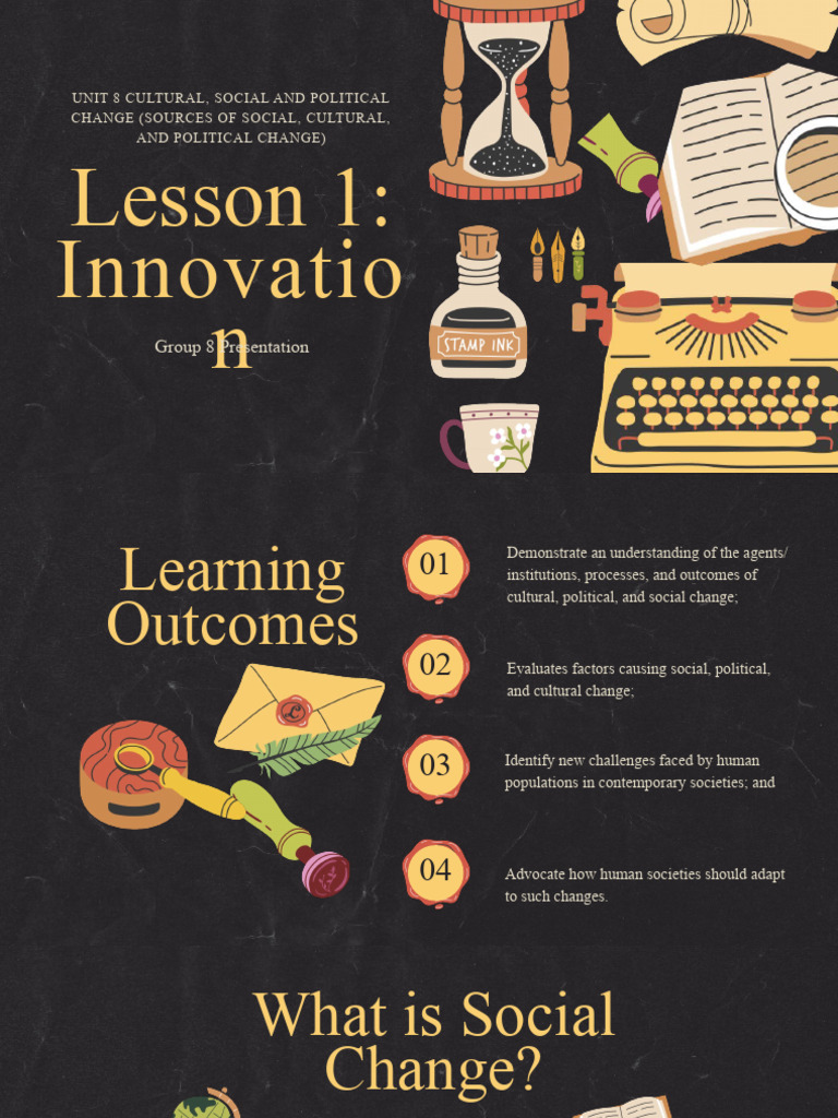 Unit 8 Lesson 1 (Innovation) | PDF | Society | Determinism
