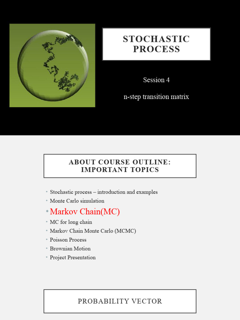 SP - 4 - N Step Transition Matrix | PDF | Markov Chain | Probability ...