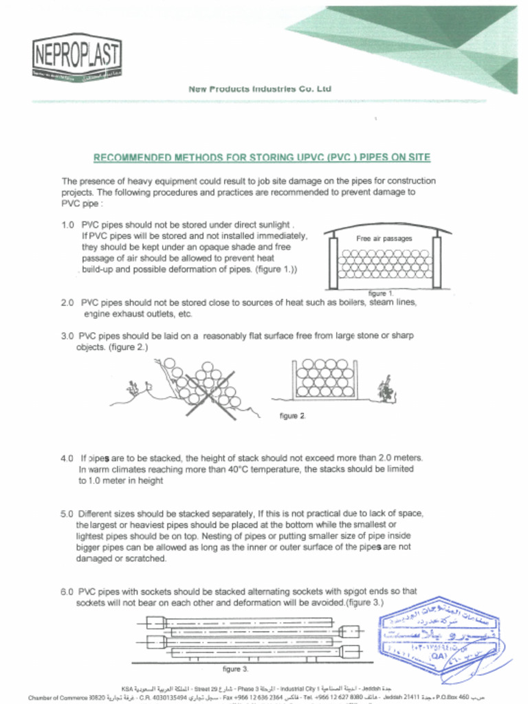 PVC Storage and Handling | PDF