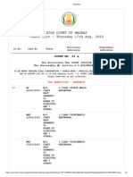 Madras High Court - Cause List | PDF | Courts