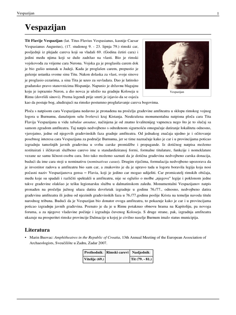 Vespazijan | PDF