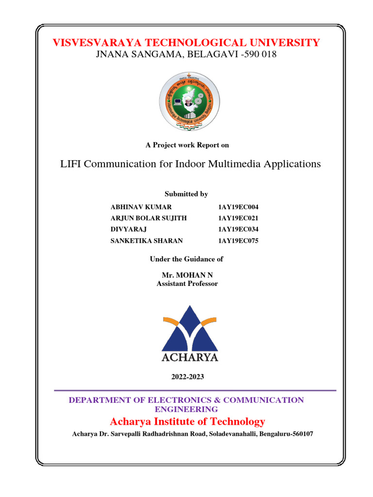 Final Year Project Report | PDF
