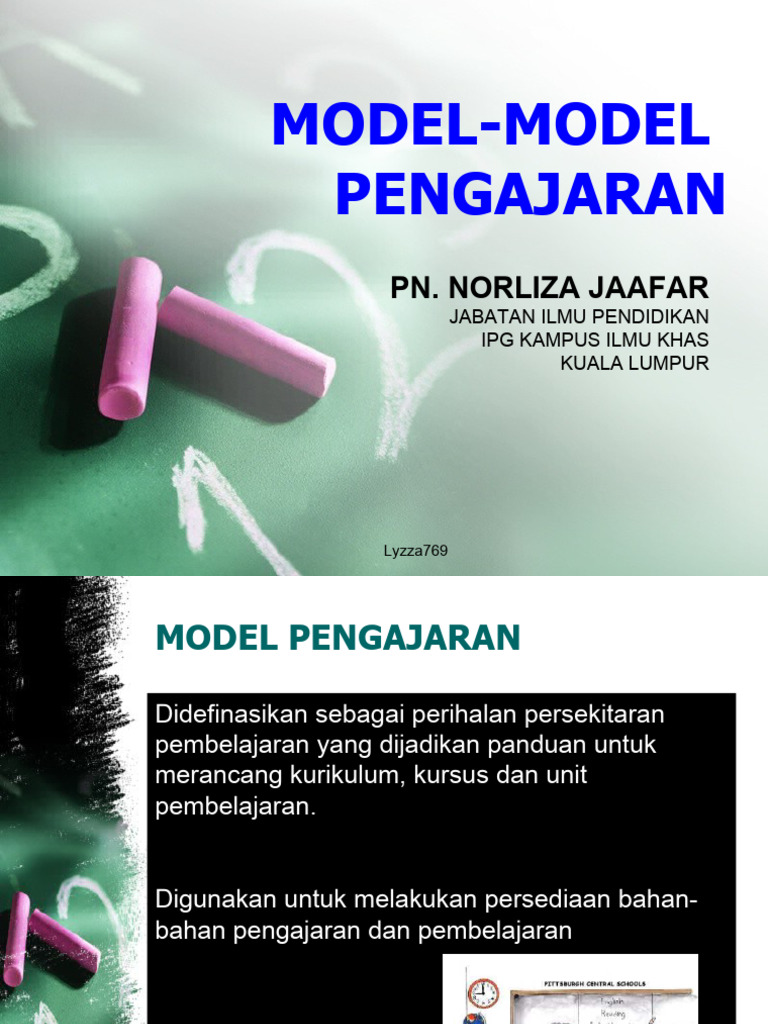 7 Model Pengajaran Edup3033 | PDF | Karier & Perkembangan