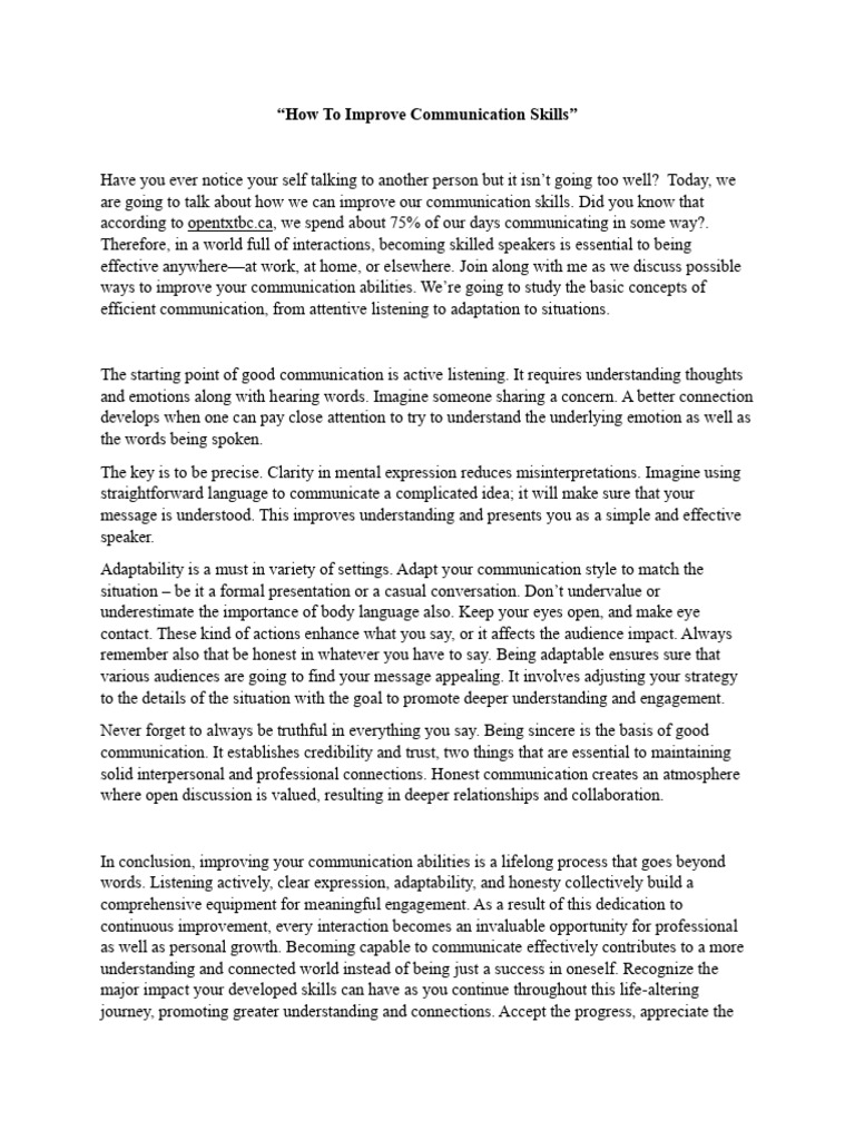 Speech-writing | PDF