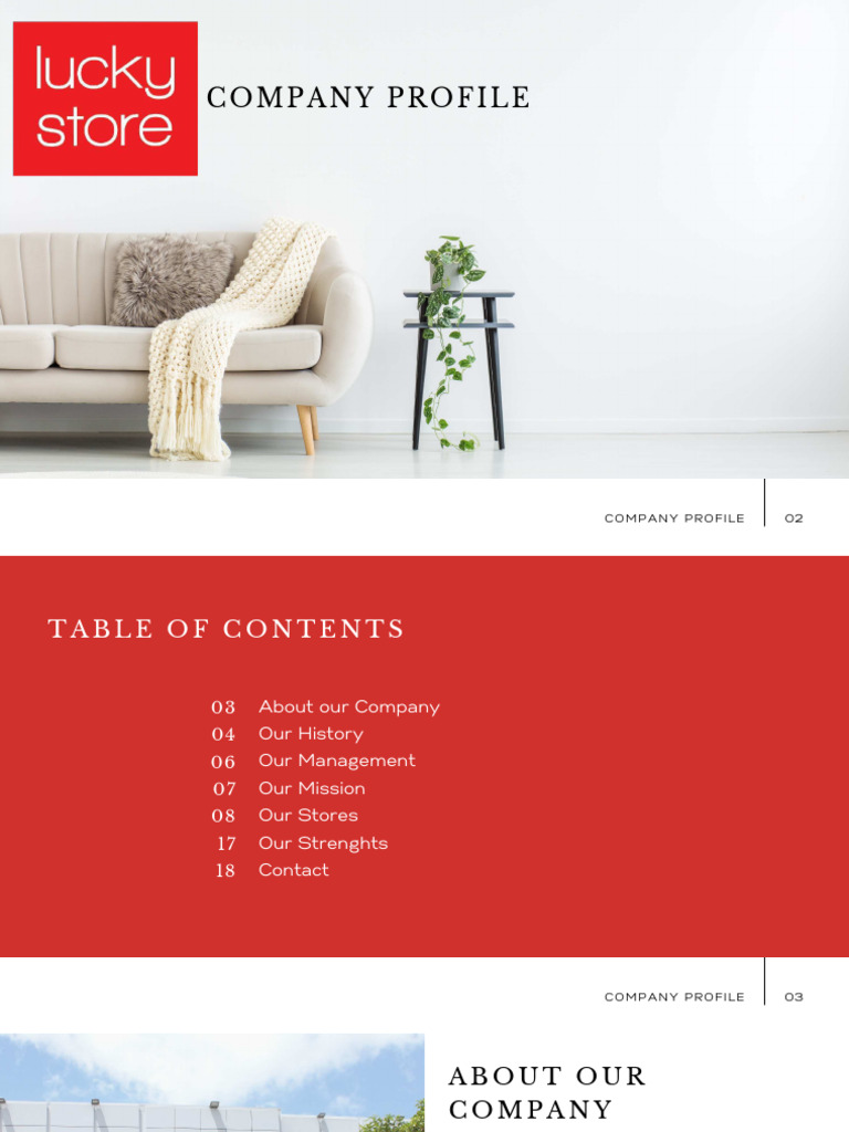 Lucky Store Company Profile | PDF | Warehouse | Department Store