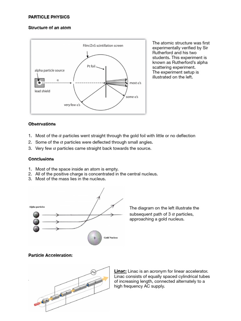 A2 ParticlePhysics | Download Free PDF | Magnetic Field | Particle Accelerator