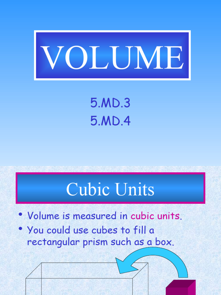 Volume | PDF | Volume | Geometric Shapes