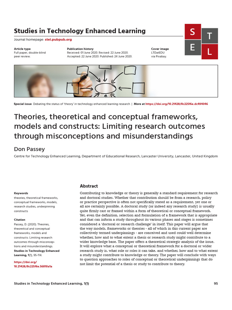 Theories, Theoretical and Conceptual Frameworks, Models and Constructs: Limiting Research ...