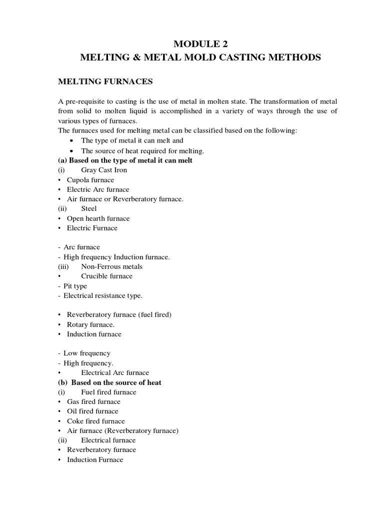 Module 2 | PDF | Casting | Business Process