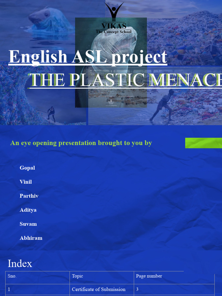 English ALS Project | PDF | Reuse | Plastic
