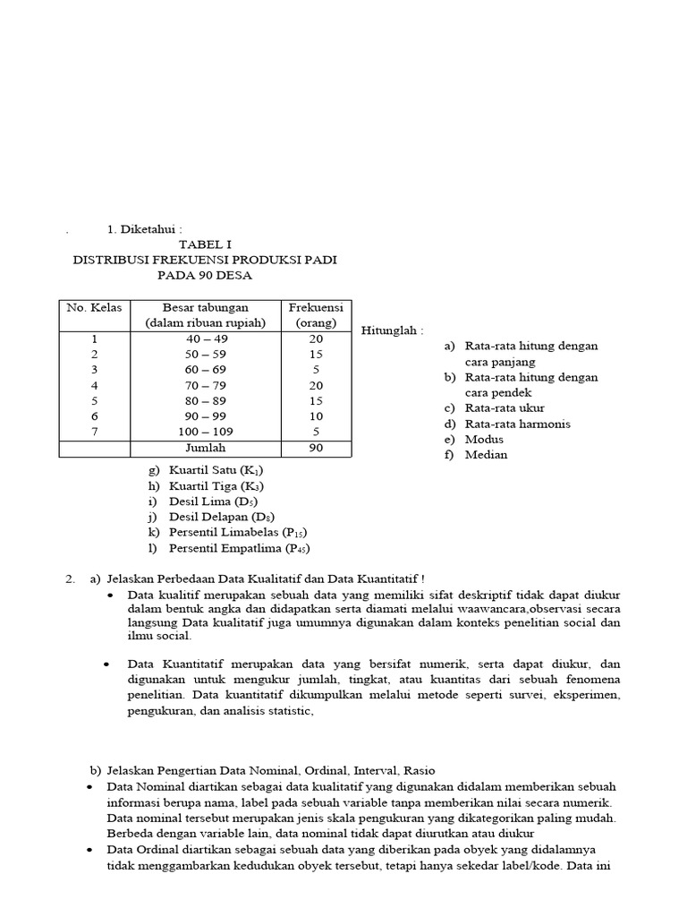Statistika Manajerial | PDF