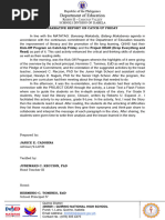 Narrative Report on Catch Up Friday Reading | PDF | Teachers | Learning