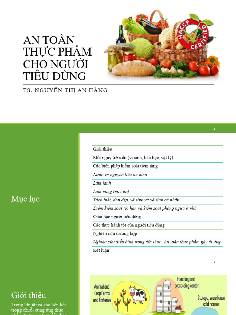 An Toan Thuc Pham Cho Nguoi Tieu Dung - Chap10 | PDF