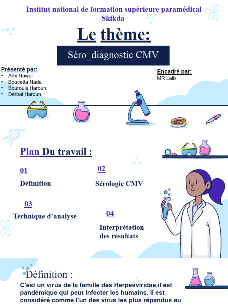 Sérodiagnostic du CMV : Méthodes et Interprétation | PDF | Méthode ...