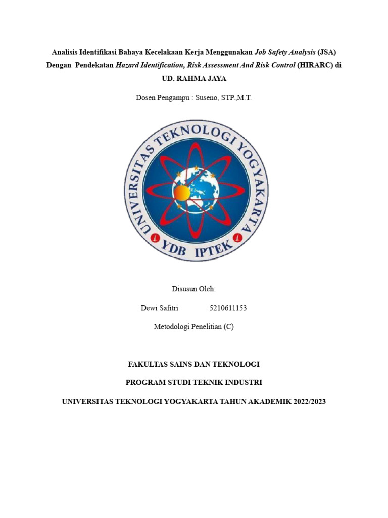 Dosen Pengampu: Suseno, STP.,M.T | PDF