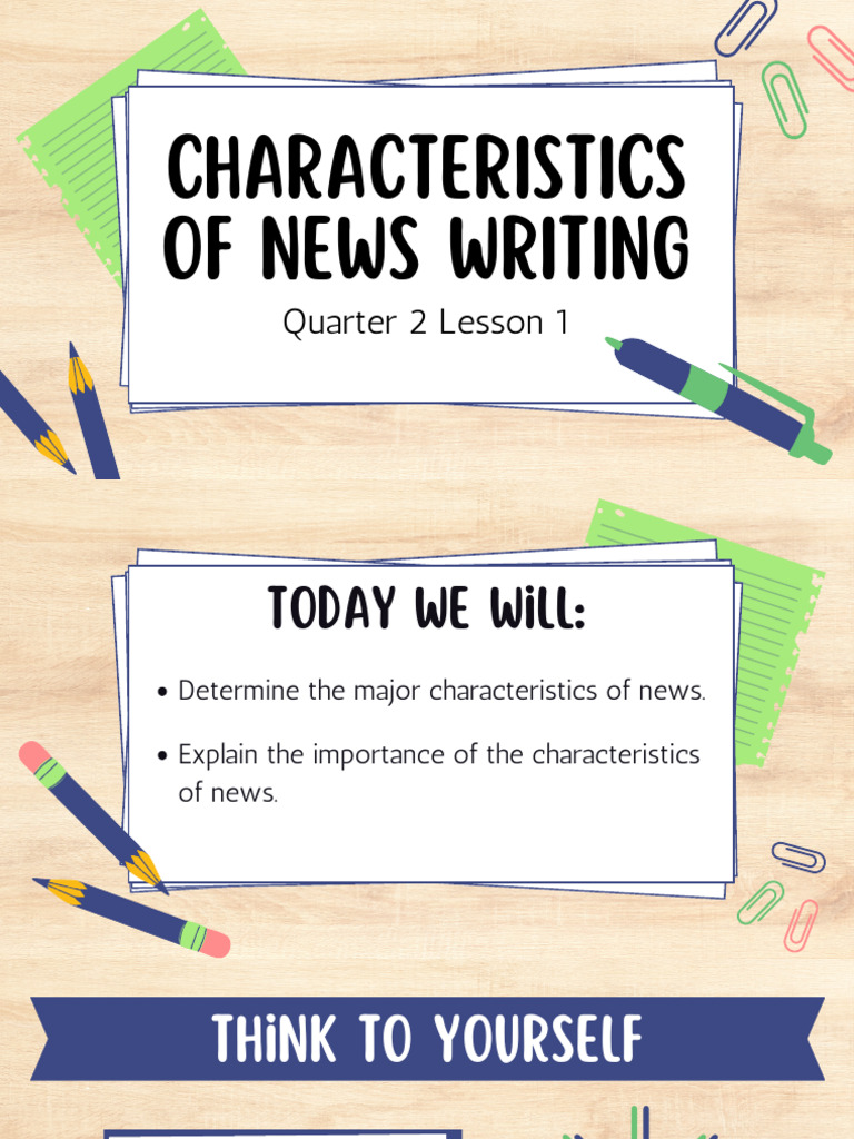 Characteristics of News Writing | PDF | News | Languages